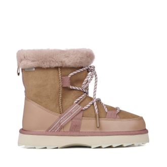 Emu Australia Womens Blurred Sheepskin Boot, Waterproof, Camel, Size 41