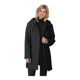 Junge Elegante Modern Fit Schwarze Jacke - - Coats - Damen - Schwarzk - M