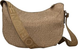 Borbonese Femme, Sacs, Beige, Taille: ONE Size Luna Bag Small