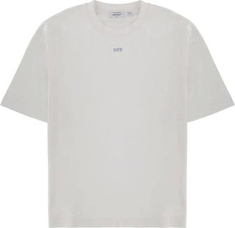 Off-white Homme, Tops, Gris, Taille: L T-shirt &agrave; logo imprim&eacute;