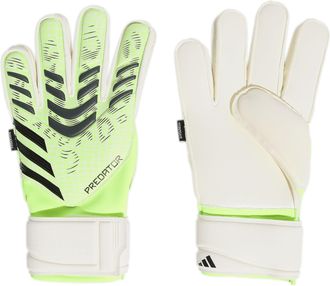adidas Performance Predator Match Fingersave Torwarthandschuhe Radiant Blaze gruenweiss, 10,5 Herren