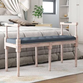 vidaXL Vidaxl - Banc Gris fonc&eacute; 110x40x70 cm Velours