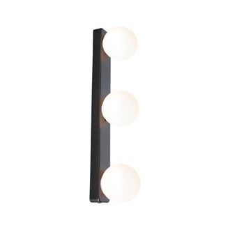 Paulmann 71070 Wandleuchte Selection Bathroom Gove IP44 G9 230V max. 3x20W dimmbar Schwarz matt, Satin Badleuchte - ohne Leuchtmittel