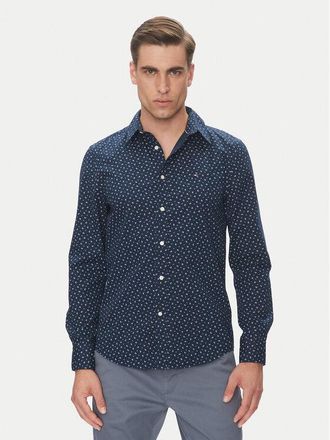 Tommy Hilfiger Hemd MW0MW38559 Dunkelblau Slim Fit