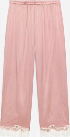 Arket Hose Aus Stretch-Seide -Rosa