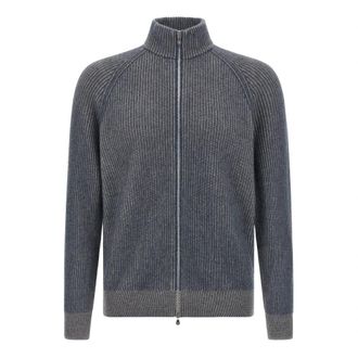 Brunello Cucinelli Vanis&eacute; Cardigan - - Knitwear - Herren - Blau - XL