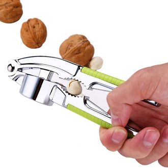 Generic Multifunktionale Knoblauchpresse, Zerkleinerer, Mutter, Clip, manuell, Legierung, Knoblauchpresse, Küchengerät, 1 Stück, Grün und Haltbarkeit