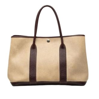 Herm&egrave;s Sac cabas Pre-owned Garden - Femme - Pre-owned - Beige - Taille: ONE Size