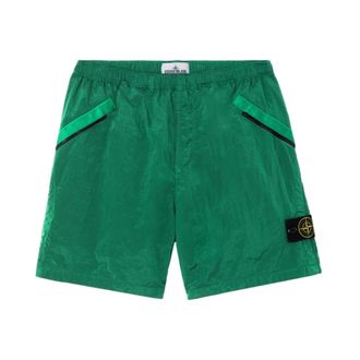Stone Island Nylon Metal Short - Homme - Shorts - Vert - Taille: W34