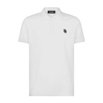 Dsquared2 Tennis Fit Polo Shirt - - Tops - Herren - Wei&szlig; - M