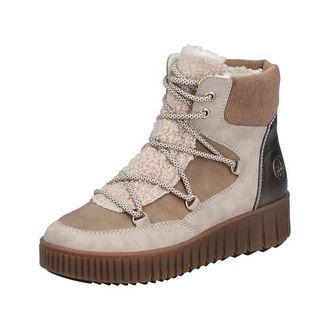 Rieker Femme Y6120 Bottes &agrave; Lacets, Beige, 39 EU