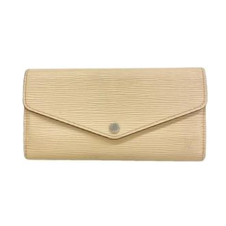 Louis Vuitton Portefeuille Long Pre-owned (Bi-pli) - Femme - Pre-owned - Beige - Taille: ONE Size