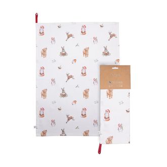 Wrendale Designs Geschirrtuch mit Winterwaldtiermotiven