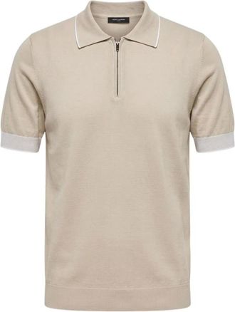 PESERICO Homme, Tops, Brun, Taille: 2XL Pure Cotton Polo