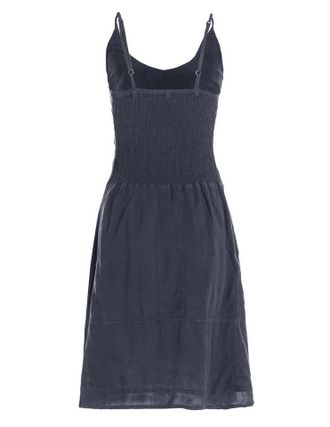 vishes Sommerkleid Damen Tr&auml;gerkleid Baumwolle mit Taschen A-Linie Alternative Mode, Boho, Hippie, Ethno, Festival