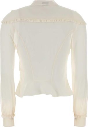 Alexander McQueen Ivory Exterior: Silk Camicie Shirt