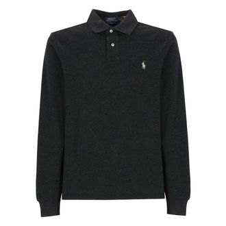 Ralph Lauren Polo en coton piqu&eacute; - Homme - Tops - Noir - Taille: S