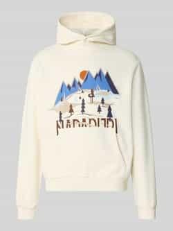 Napapijri Hoodie mit Label-Print