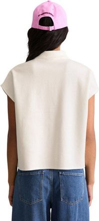 Marc O'Polo Denim Poloshirt &auml;rmellos wide aus Organic Cotton