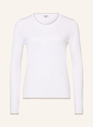 Liu Jo Liu Jo Pullover Mit Glitzergarn weiss
