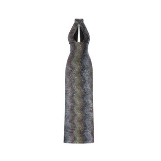 Missoni Femme, Robes, Multicolore, Taille: 36 FR Caperdoni Sleeveless Long Dress