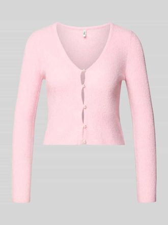 Only Regular Fit Strickjacke mit Perl-Optik-Kn&ouml;pfen Modell RICA LIFE