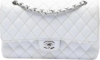 Chanel Pre-owned Classic Flap - Femme - Pre-owned - Blanc - Taille: ONE Size