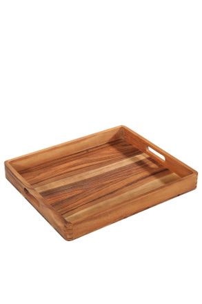 Zassenhaus Serviertablett, Akazie, Holz, Akazie, rechteckig, 43x6x52 cm, Tischkultur & Servieren, Tabletts