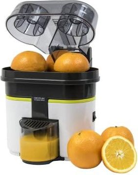 Cecotec Cecojuicer Zitrus Turboentsafter. Schneiden und Entsaften, 2 K&ouml;pfe, 500 ml Tank, BPA-frei, Einfach zu reinigen, 90 W (Zitronenpresse)