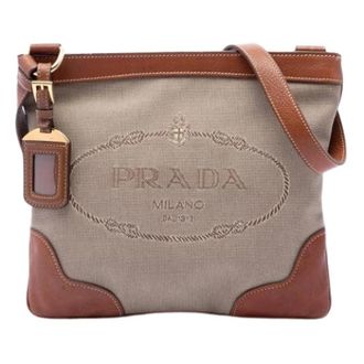 Prada Pre-owned Vintage Crossbody Bag - - Pre-owned - Damen - Beige - ONE SIZE