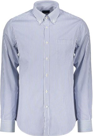Paul & Shark Homme, Chemises, Bleu, Taille: 2XL Chemise en coton &agrave; rayures