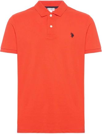 U.S.Polo Association King Polo M/M - - Tops - Herren - Orange - XL