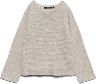 Vero Moda Vmleilani Stitch Ls Boatneck Pullover