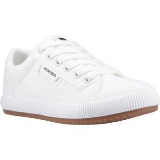 Rocket Dog Cheery Niedrig Baumwolle Damen Wei&szlig;e Sneakers