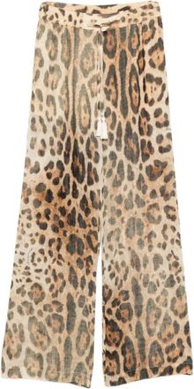 Ermanno Scervino Femme, Pantalons, Multicolore, Taille: 36 FR Wide Pantalons