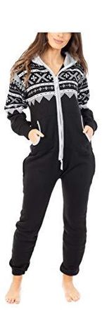 Juicy Trendz Femme Grenouill&egrave;re Capuche Combinaison Dames Tout en Un Onesie Une pi&egrave;ce Pyjama