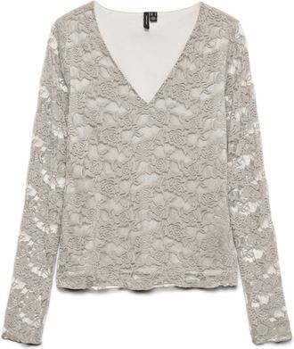 Vero Moda Vmiben Ls V-Neck Top JRS Noos