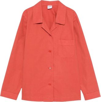 Aspesi Femme, Blouses et Chemises, Rouge, Taille: 36 FR Chemise-veste type pyjama