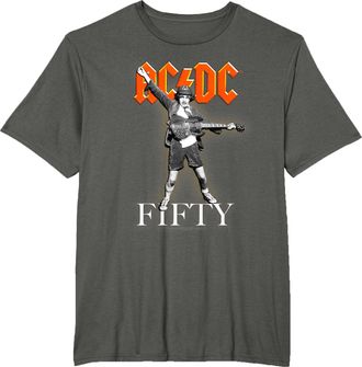 AC/DC 50 Jahre Deckungen T-Shirt