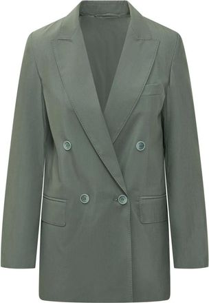 Max Mara Femme, Vestes, Vert, Taille: 40 FR Mxmalbata Blazer