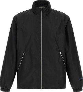 Jil Sander Homme, Vestes, Noir, Taille: XL 145 Technical Zip Jacket