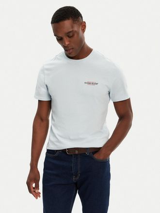 Guess T-Shirt M4YI55 K8HM0 Himmelblau Regular Fit