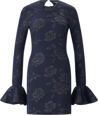 Rotate Jacquard Minikleid