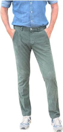 Mason's Homme, Pantalons, Vert, Taille: S Pantalon Chino