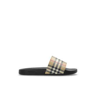 Burberry Homme, Chaussures, Beige, Taille: 43 EU Furley Slides