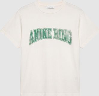 Anine Bing Tee Shirt Shelley Ecru