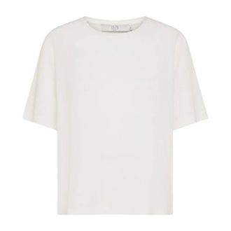 Seventy Femme, Tops, Blanc, Taille: 36 FR Girocollo in jersey misto seta