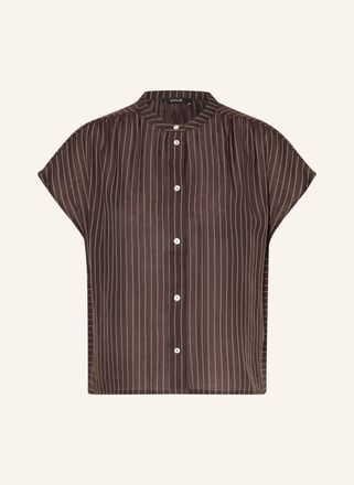 OPUS Bluse Friepe braun
