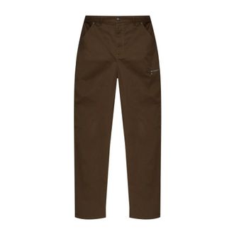 Moncler Logo Patch Hose - - Trousers - Herren - Braun - L