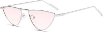 Generic Lunettes De Soleil En M&eacute;tal For Hommes Et Femmes, Id&eacute;ales For La Conduite, Les F&ecirc;tes, Le Sport Plein Air(Pink)